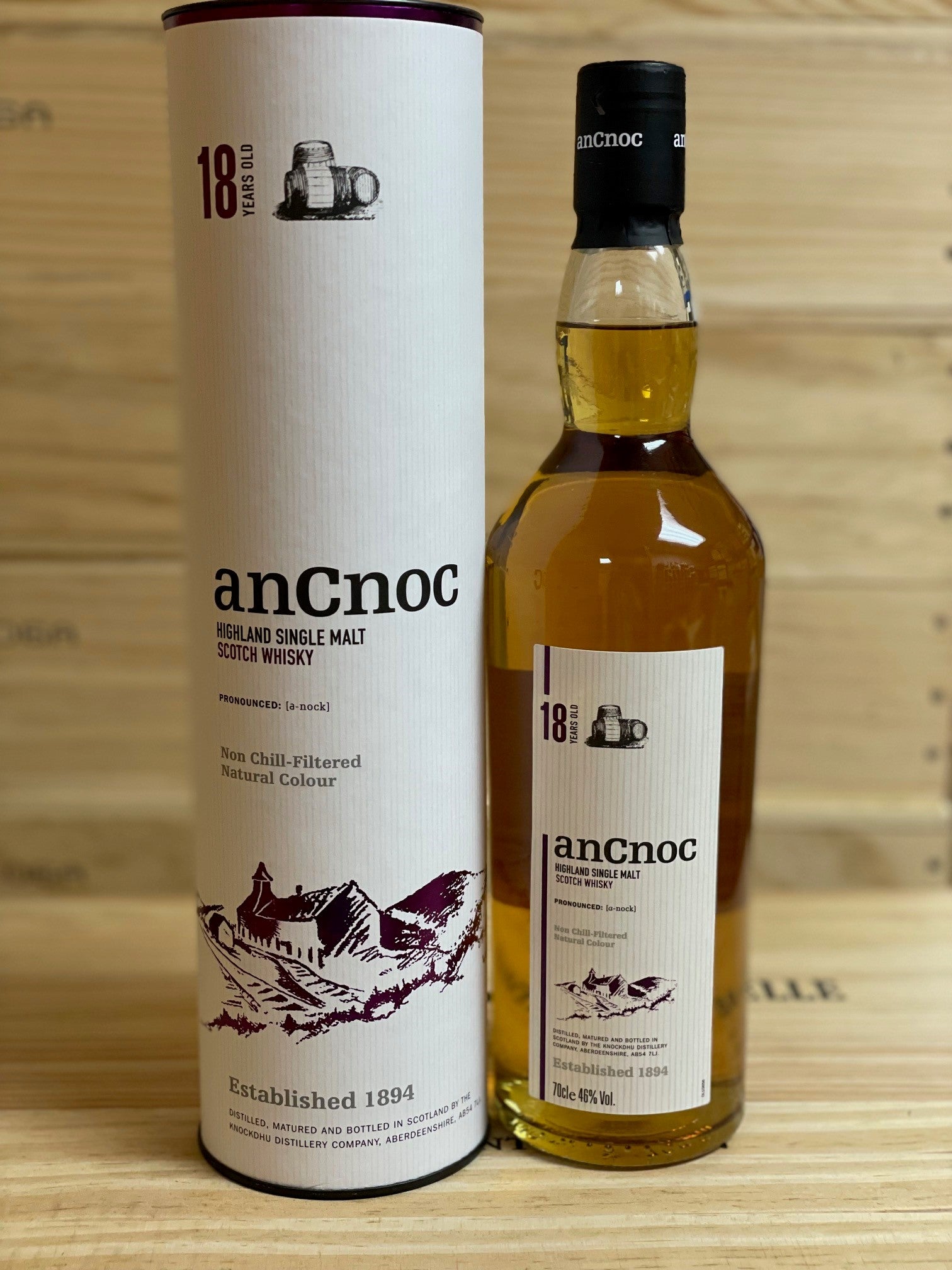 Ancnoc 18 Years Highland Single Malt Scotch Whisky – Great Ocean ...